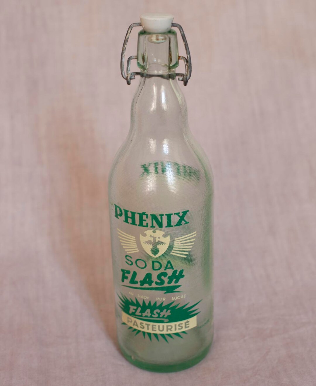 French Vintage Soda Flash Phoenix Bottle - Etsy