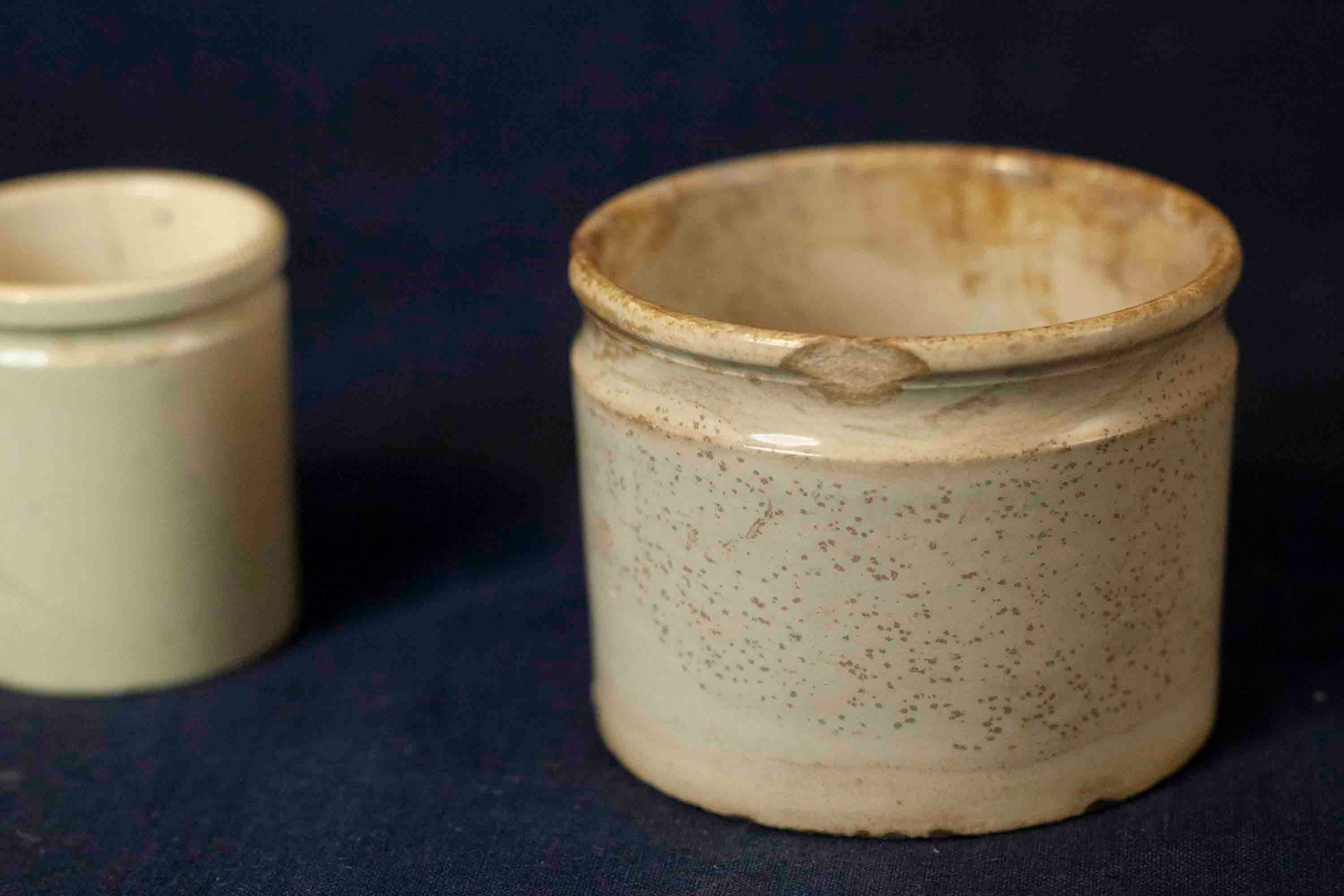 Set of Three White Provençal Miniature Pots - Etsy
