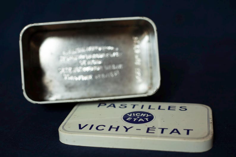 French Pastilles Vichy Vintage Tin, Decorative - Etsy