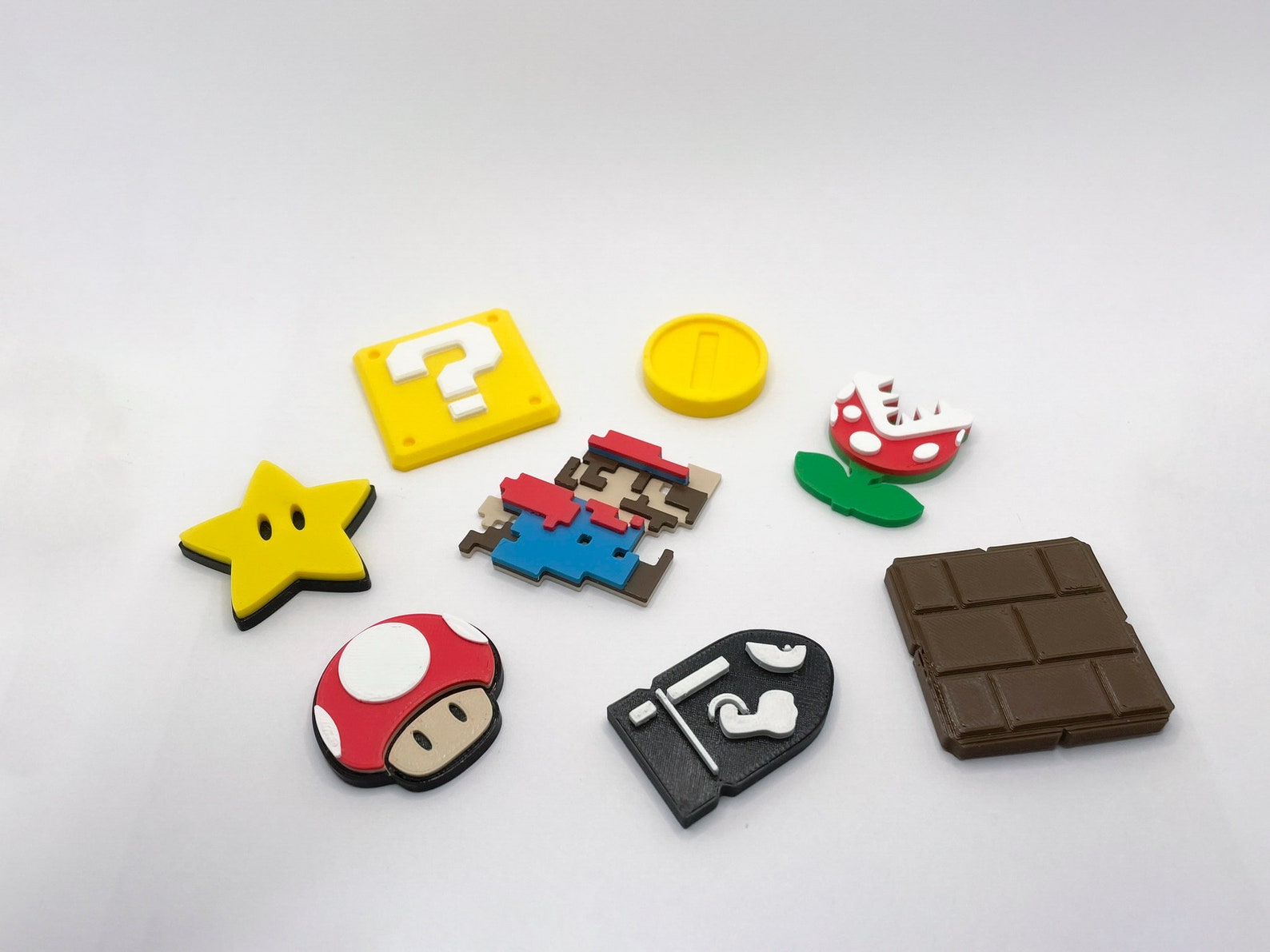 Super Mario Bros 3D Printed Fridge Magnets - Etsy