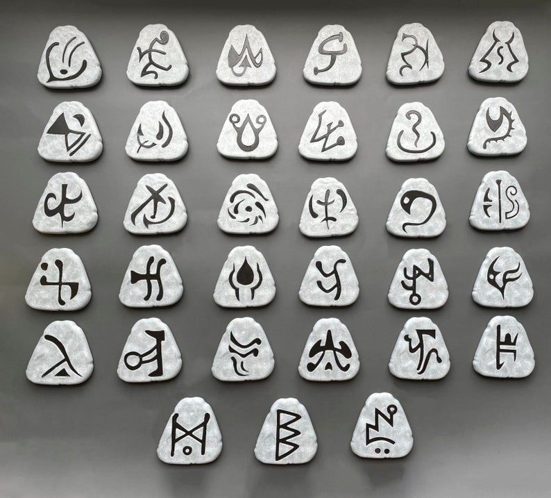 Diablo 2 Runes 3D Printed Fridge Magnets - Etsy Hong Kong