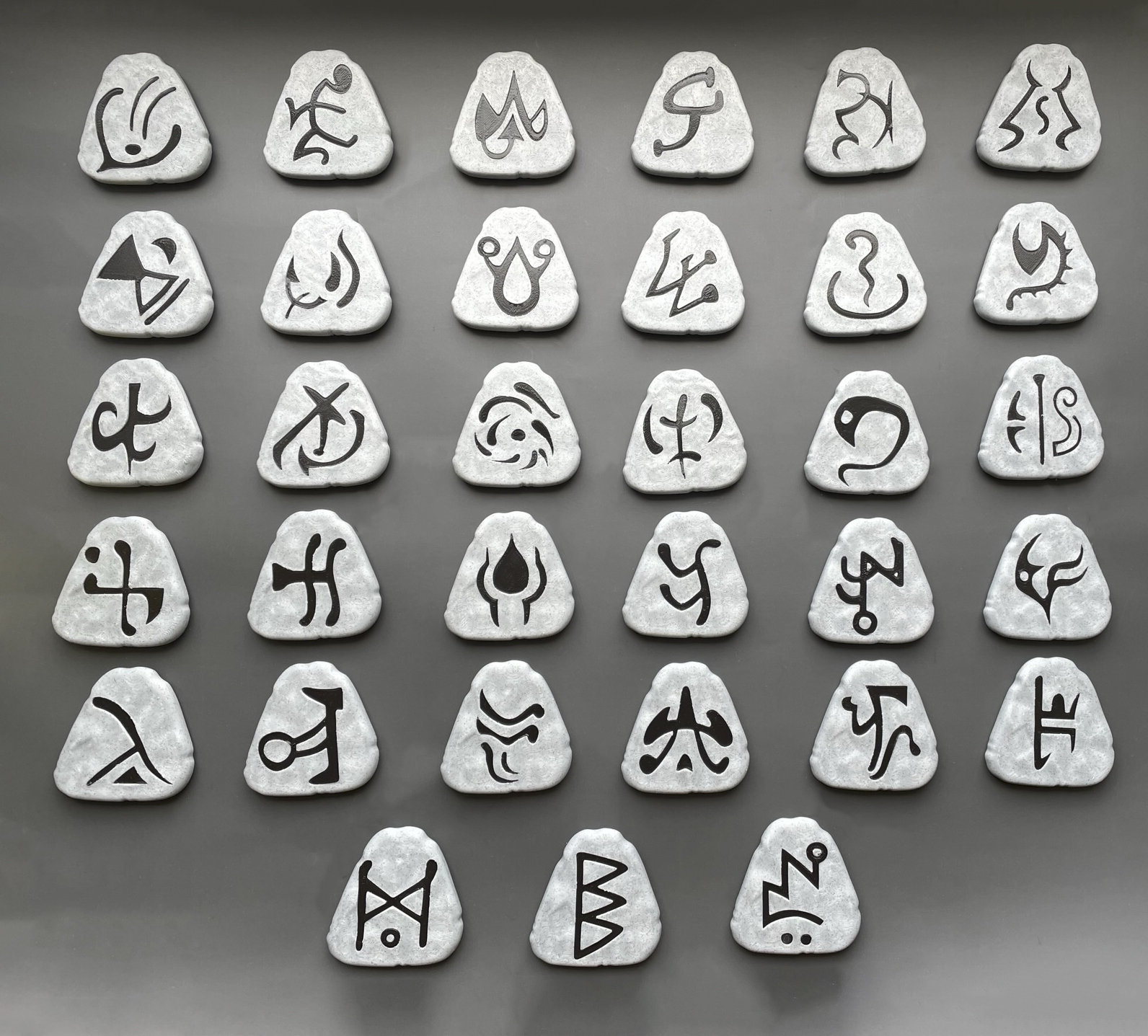 Diablo 2 Runes 3d Printed Fridge Magnets - Etsy