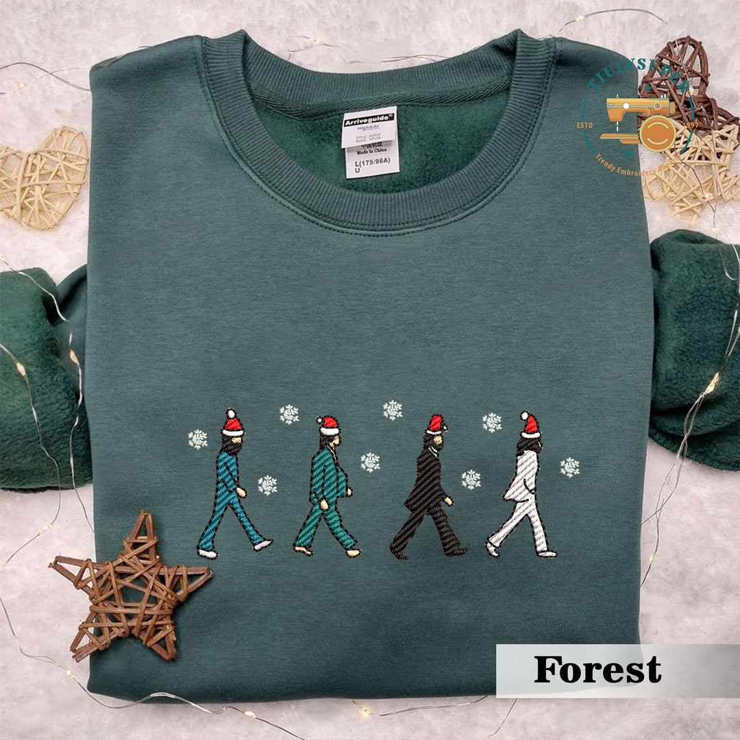 Christmas Music Band Embroidered Unisex Sweatshirt Christmas - Etsy UK