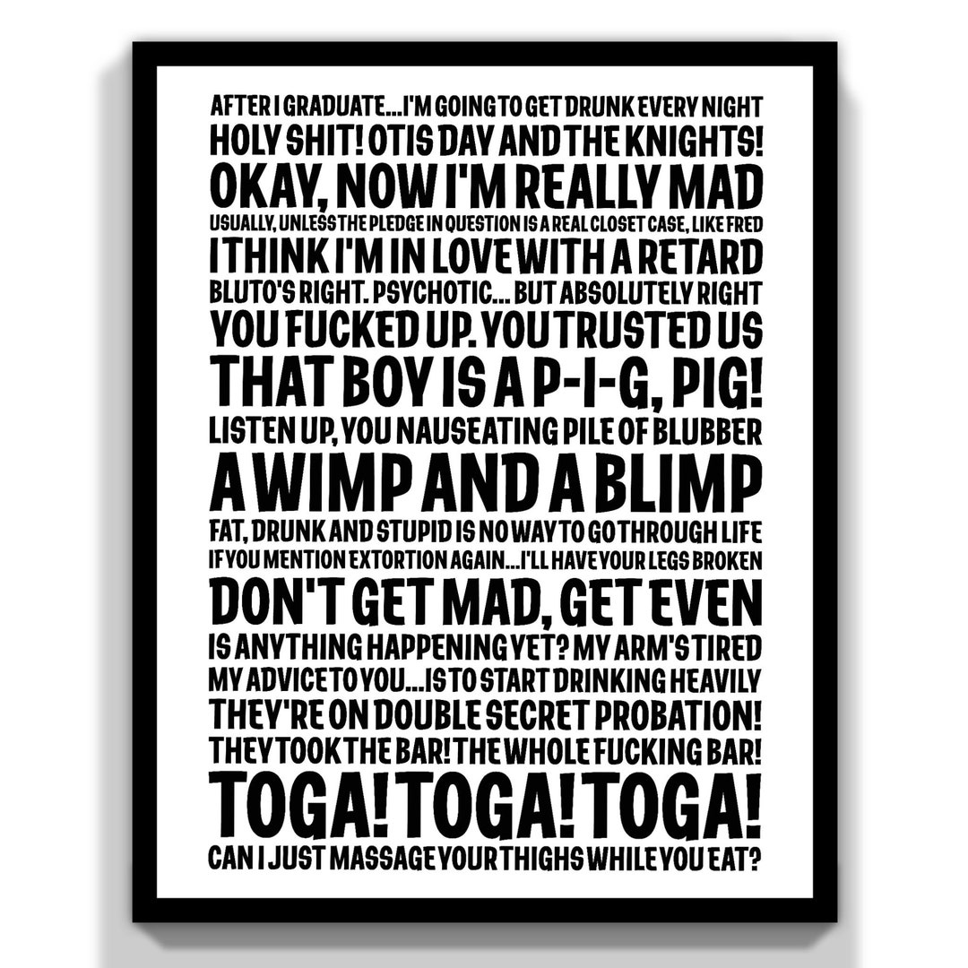National Lampoon's Animal House John Belushi TV Film Comedy Humour ...
