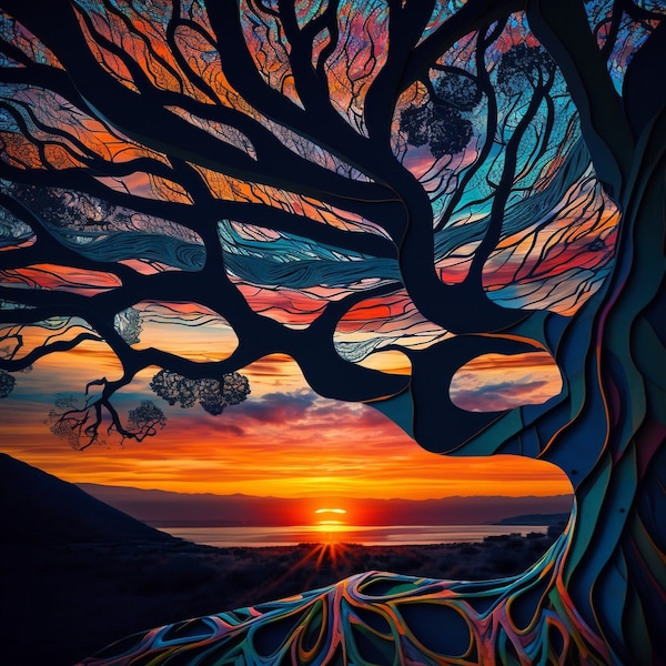 Serene Landscape - Etsy