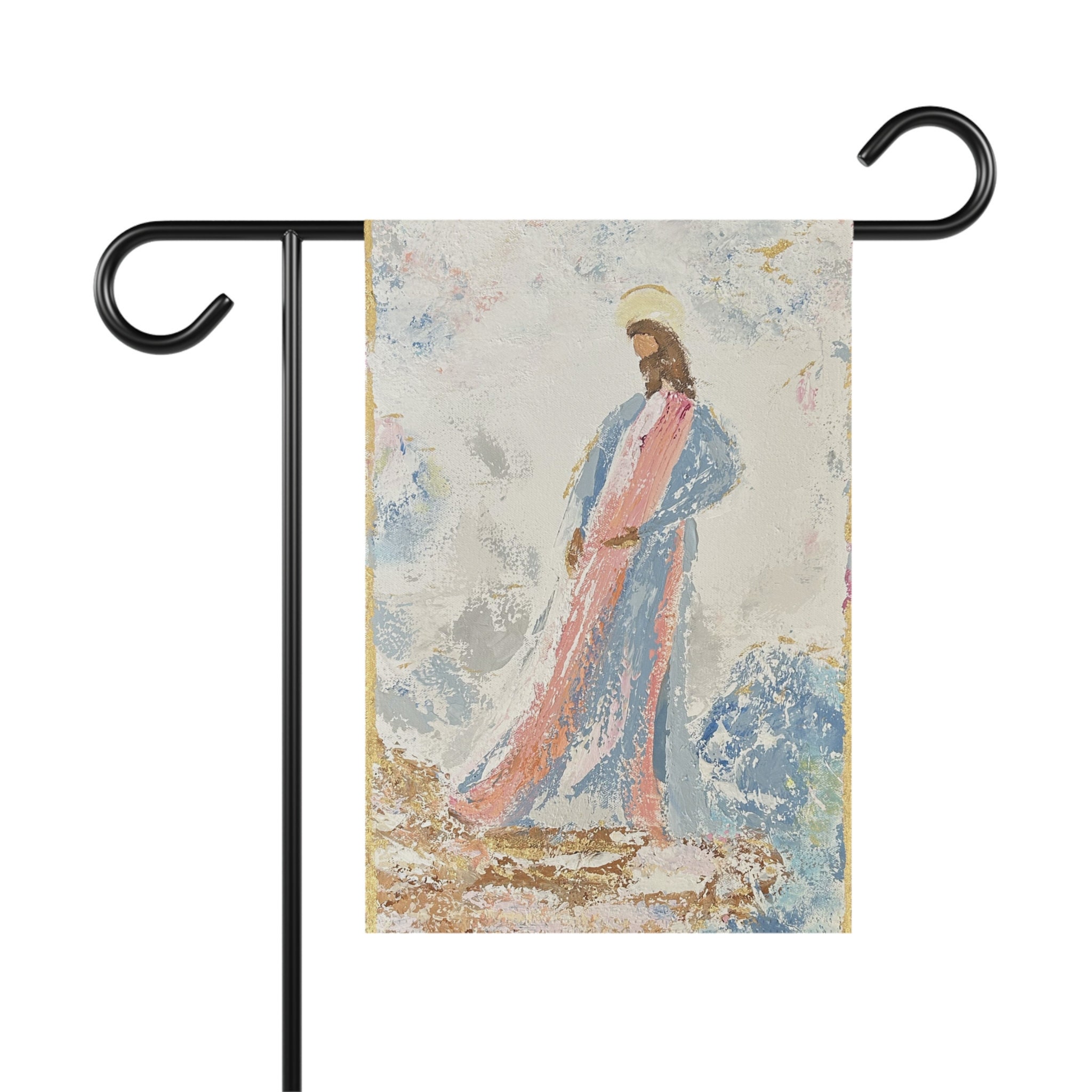 JESUS Garden & House Banner - Etsy