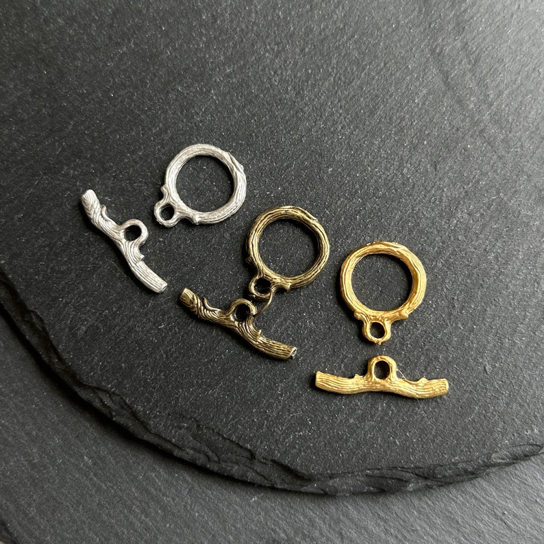 Toggle Clasp Set, T Bar Large Choker Necklace Bracalet Closures ...