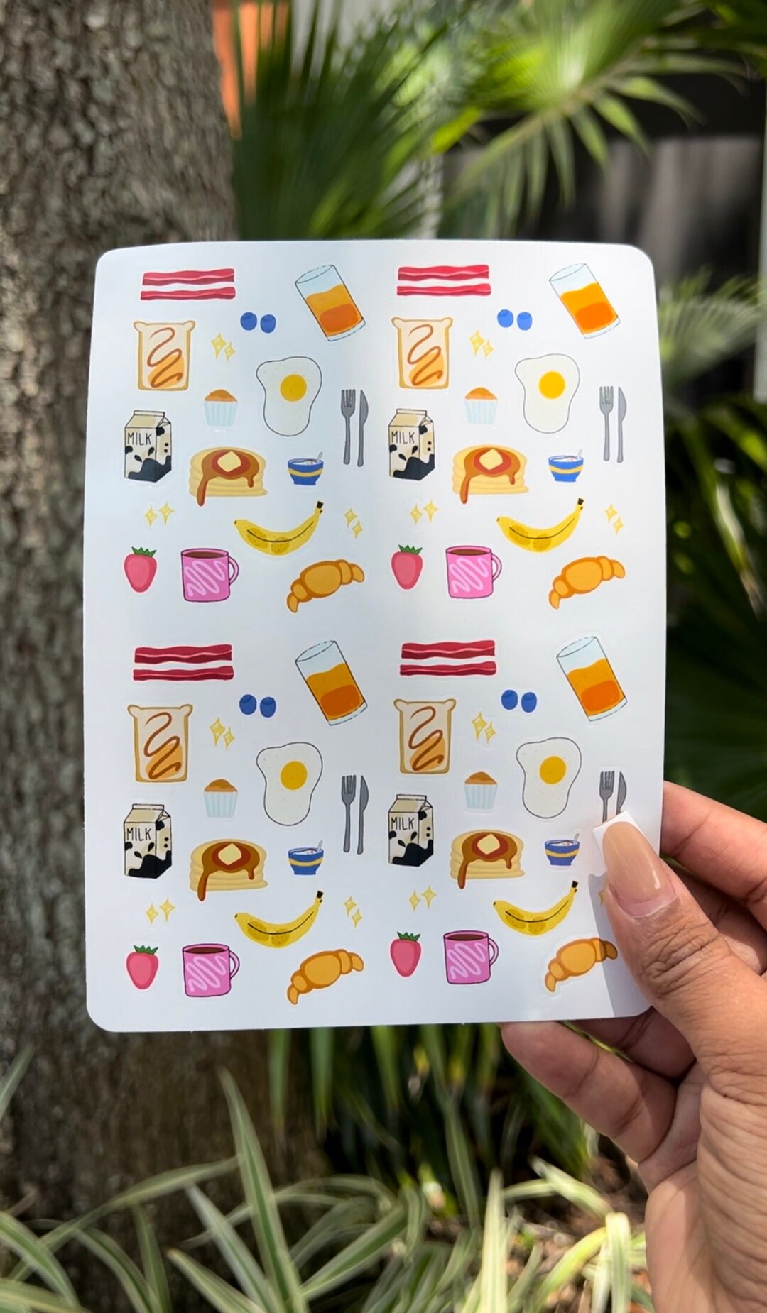 Breakfast Food Stickers - Etsy
