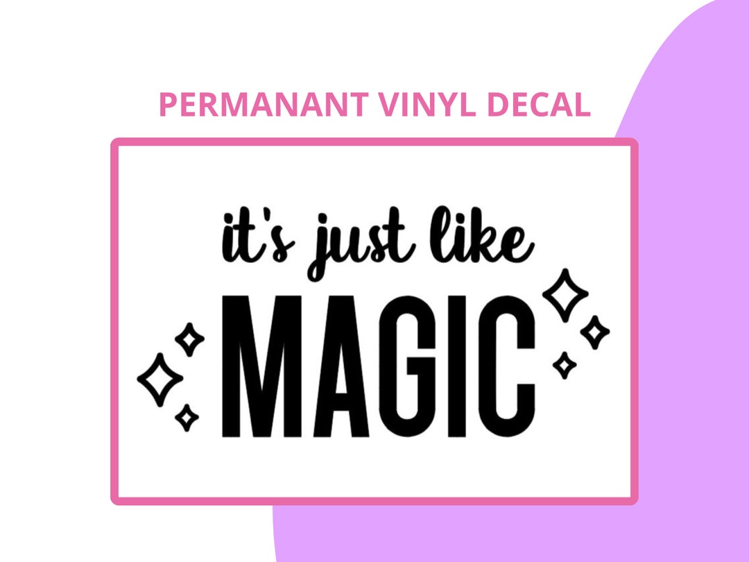 TXT It's Just Like Magic Vinyl Decal | Great to Use for Car Decals ...