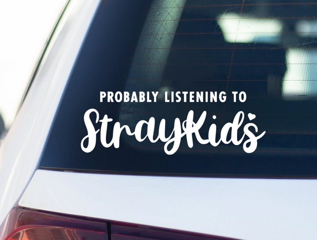 Probably Listening to Stray Kids Logo Vinyl Decal - Etsy