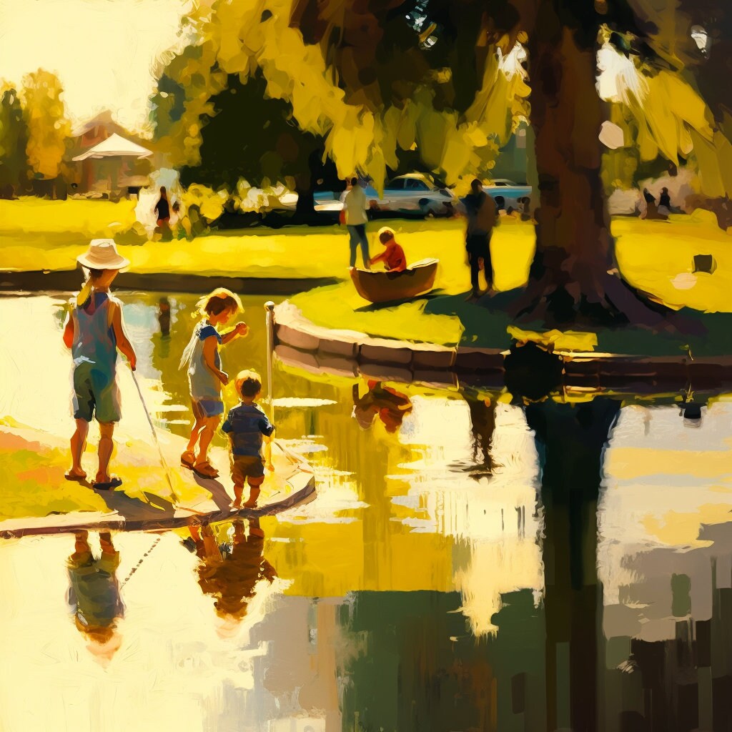 5 Pack Digital Print of Children Playing in Water Color - Etsy
