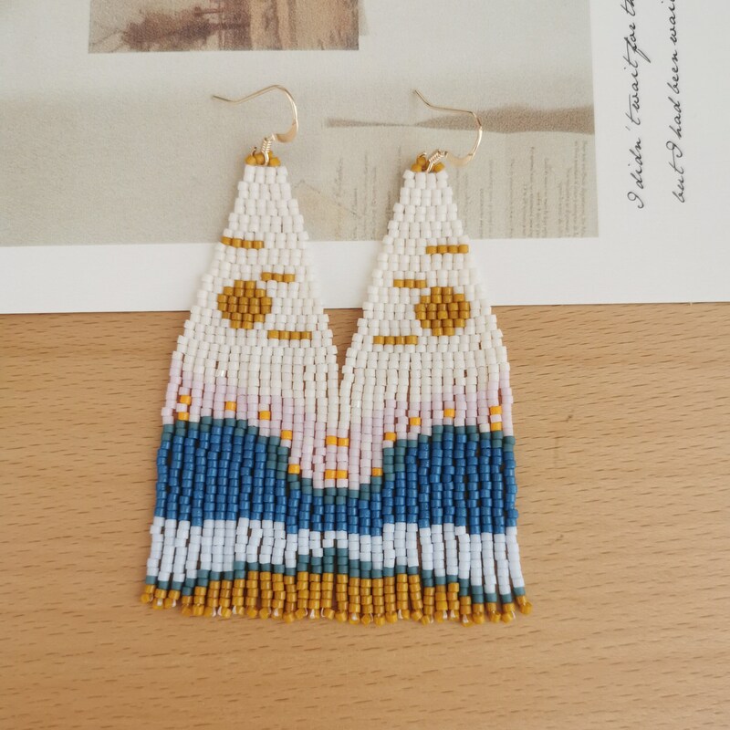 Seed Bead Earrings - Etsy