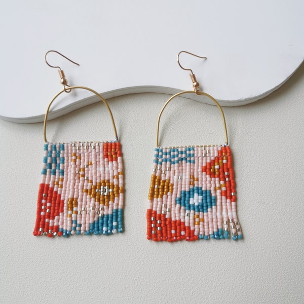 Beaded Earrings - Etsy