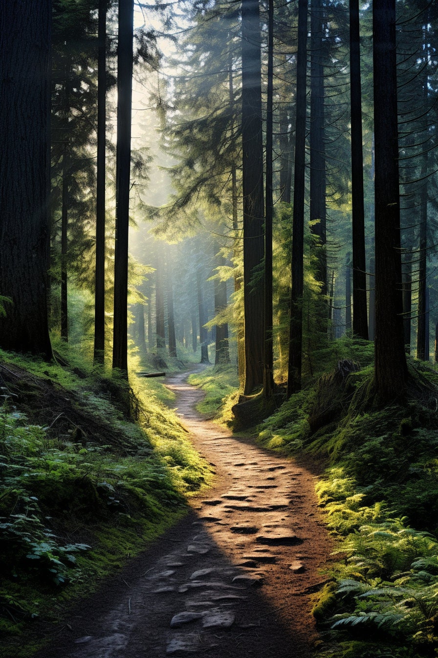 Middle of Forest - Etsy