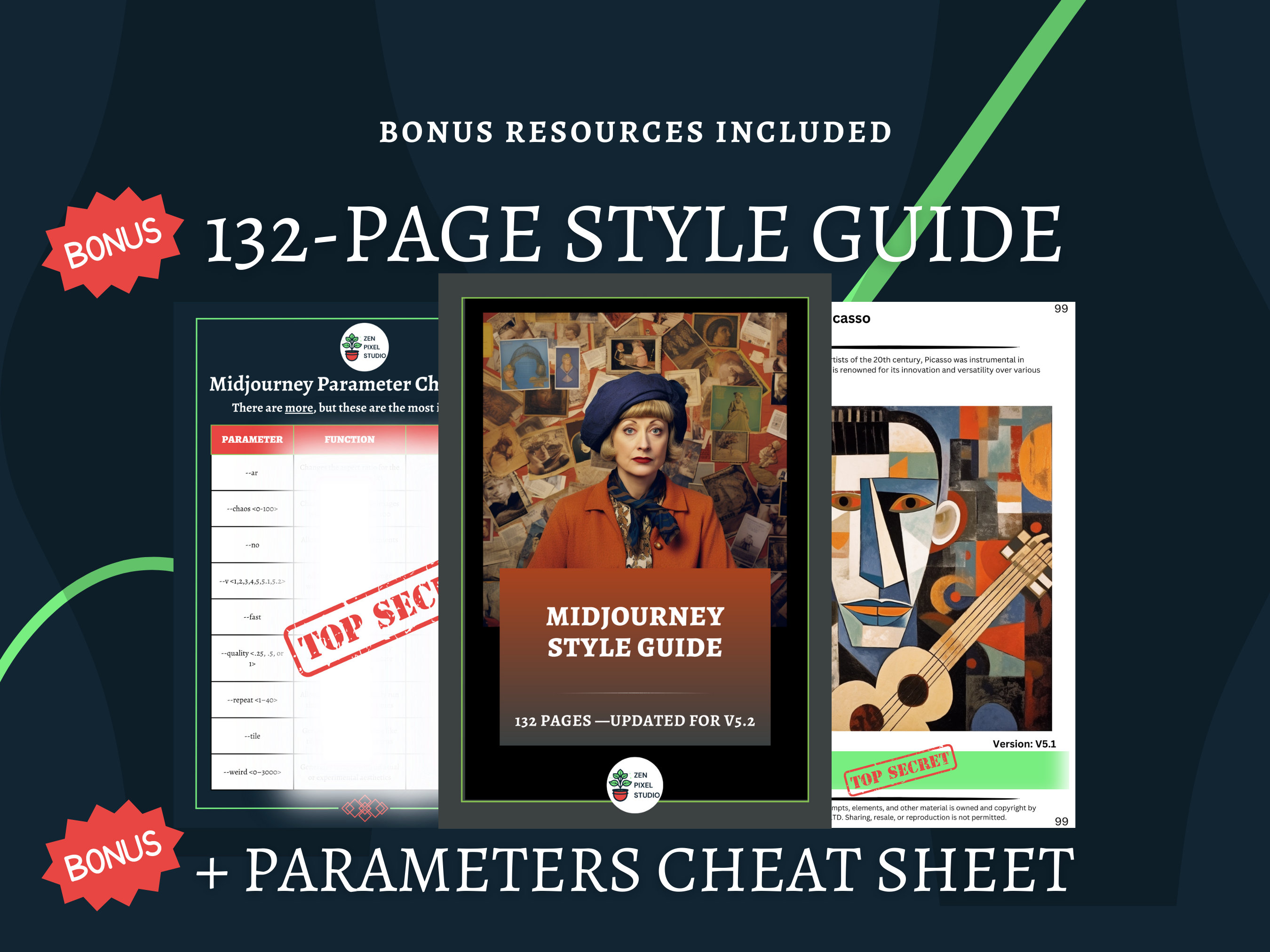 2500 Midjourney Styles for Designers With Prompts Bonus Style Guide ...