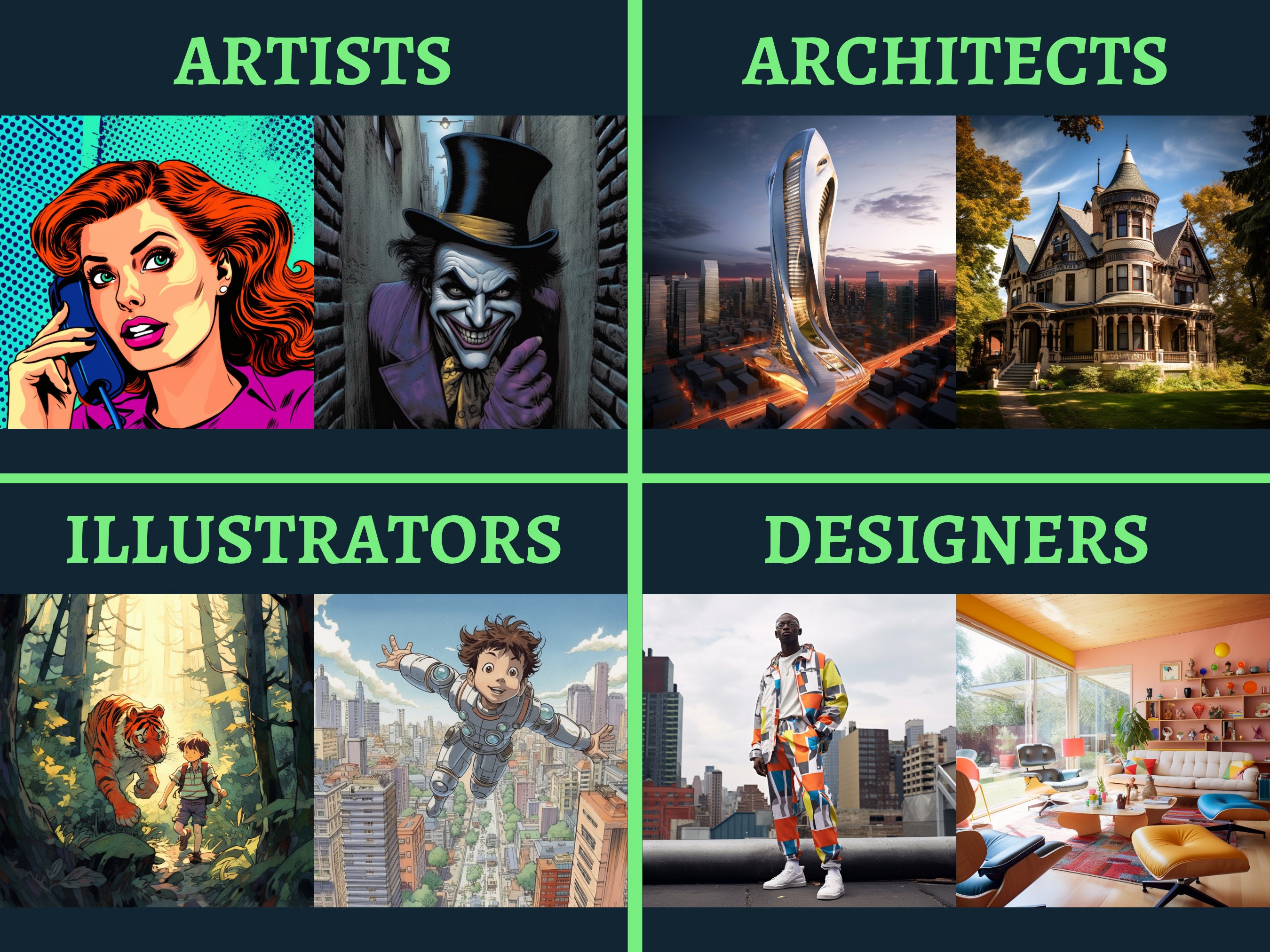 2500+ Midjourney Prompts | AI Art Styles Guide + Tutorial - Etsy