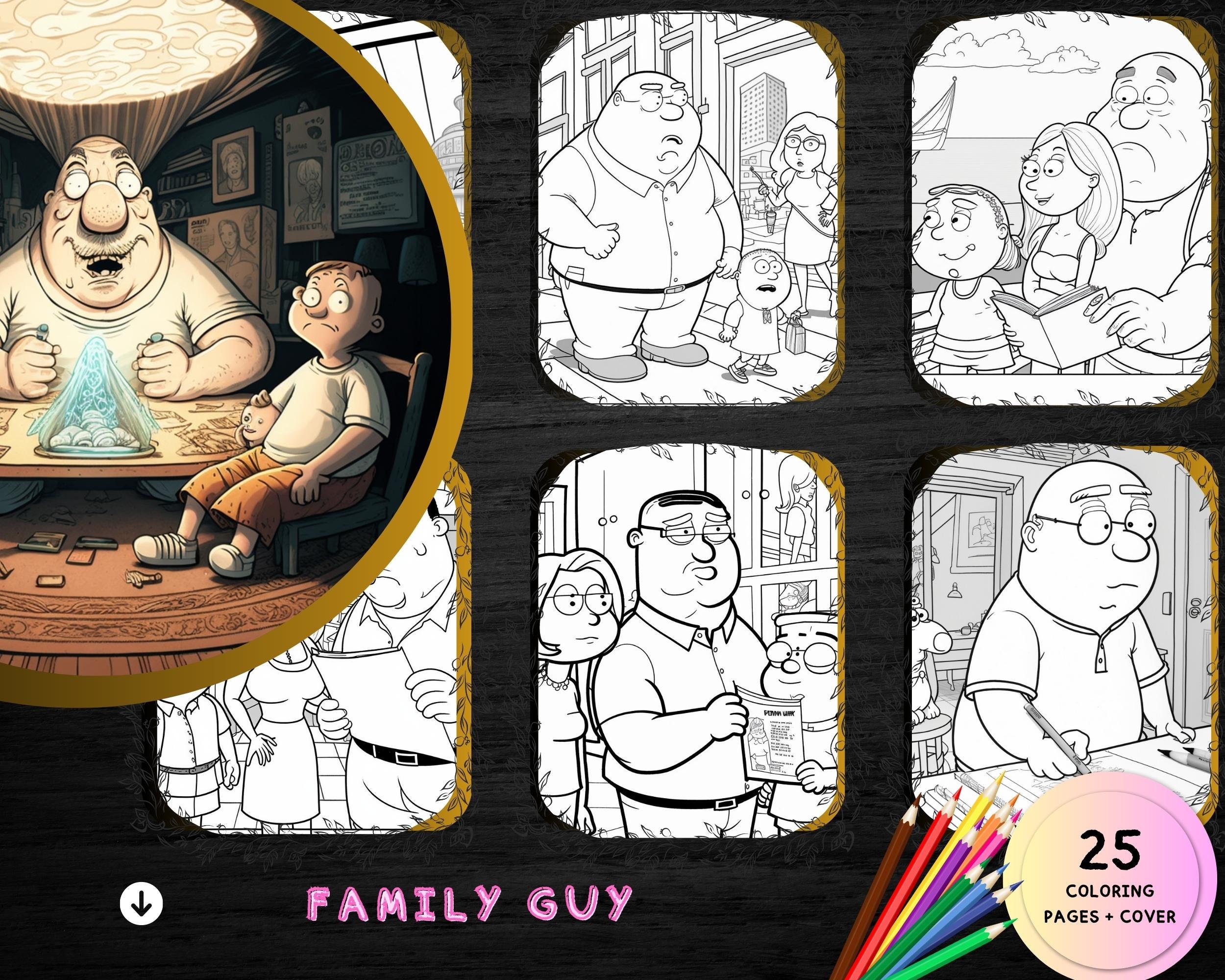 Coloring Pages Of Family Guy