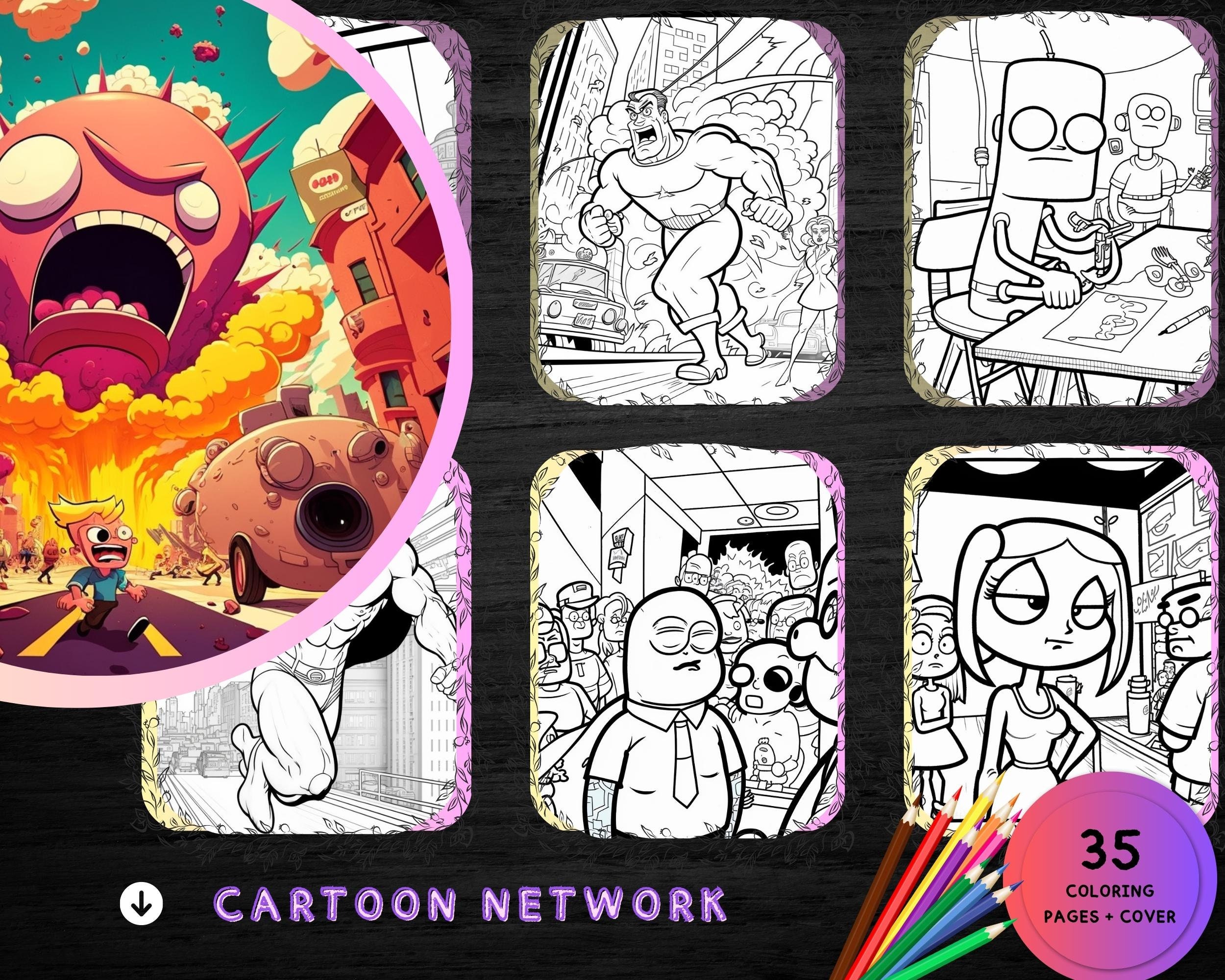 Cartoon Network Coloring Pages