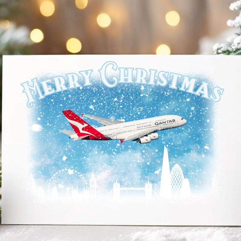 Aviation Themed Christmas Cards - Etsy