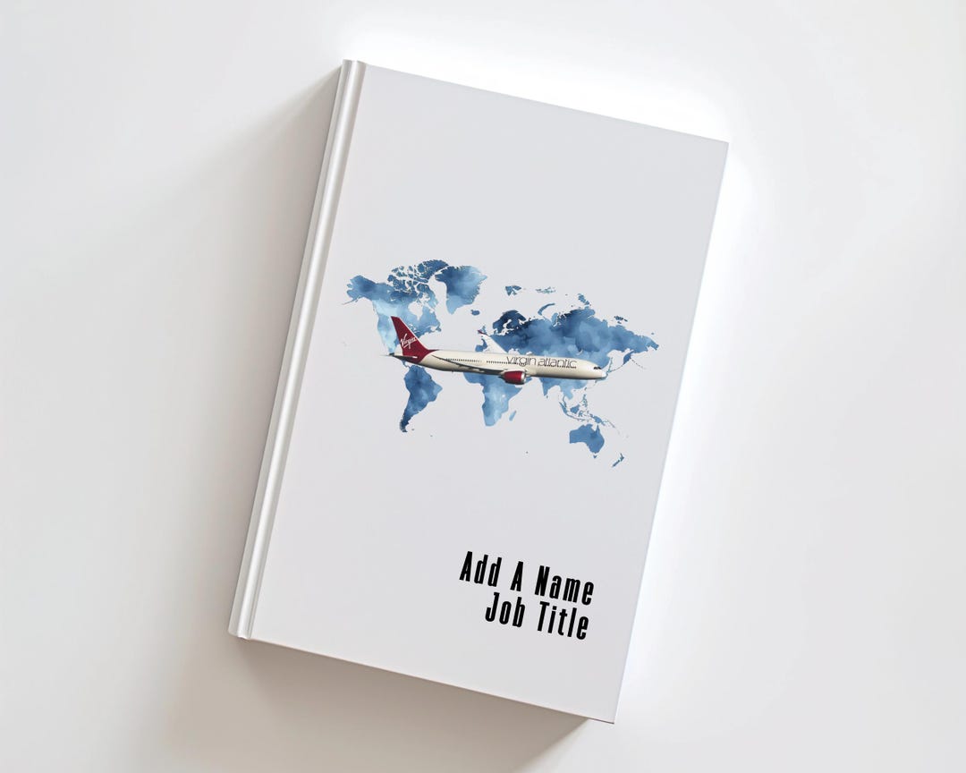 Personalised B 787 Plane Notebook Custom Aviation Gift Airline Cabin ...