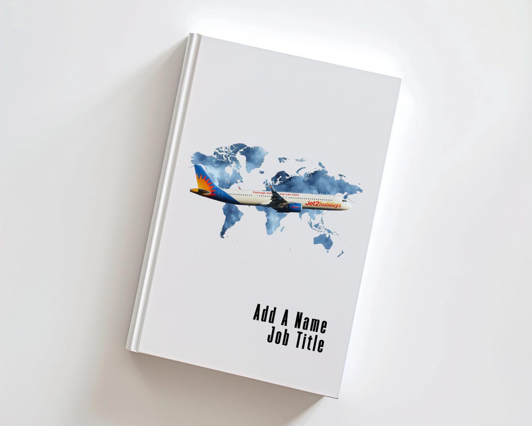 Personalised A321 Plane Notebook Custom Aviation Gift Airline Cabin ...