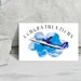 Congratulations Plane Card Dash 8 Q400 Aviation Card Airline Card Cabin ...