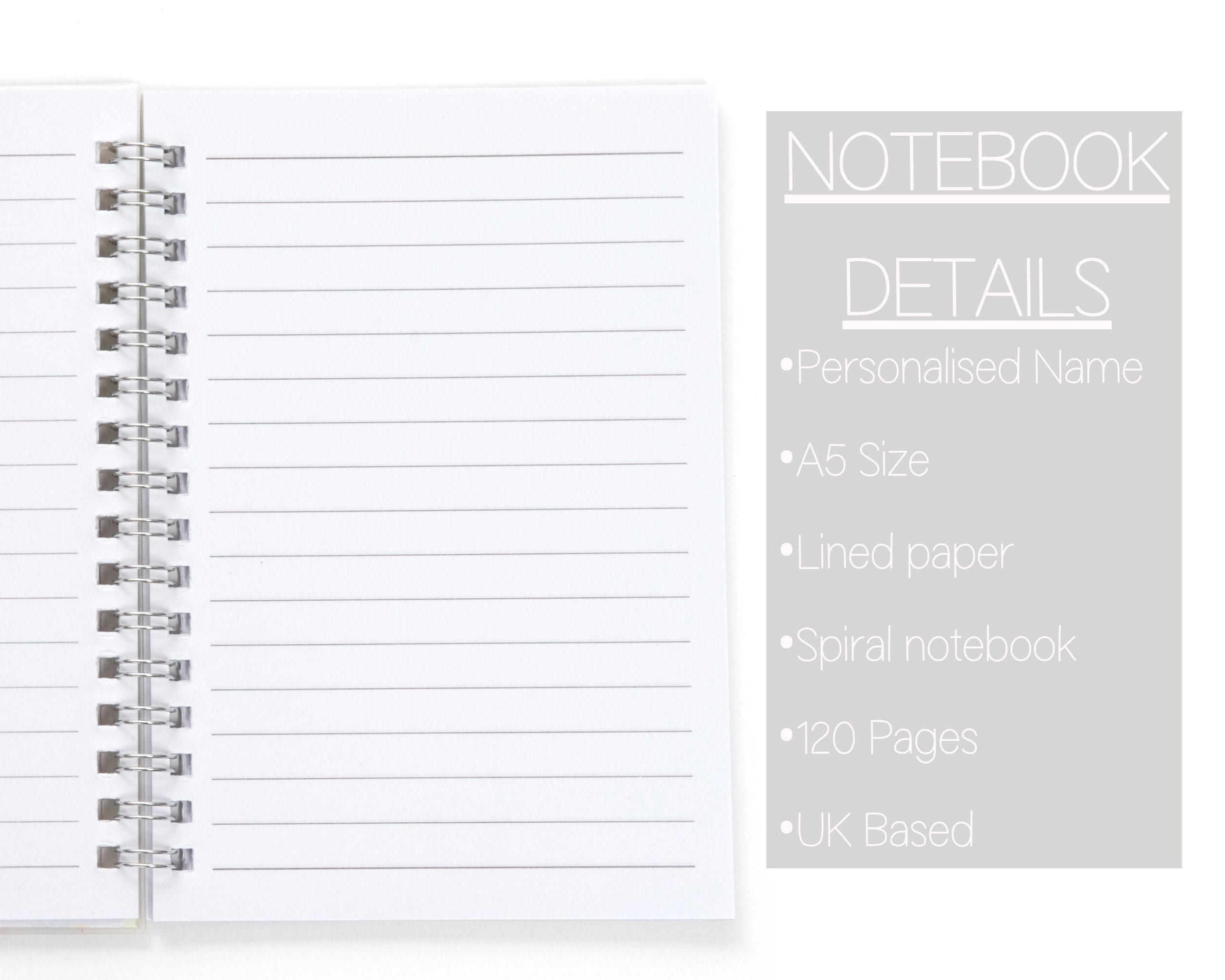 Personalised Cabin Crew Notebook Aviation Gift Notepad Boeing B737 ...