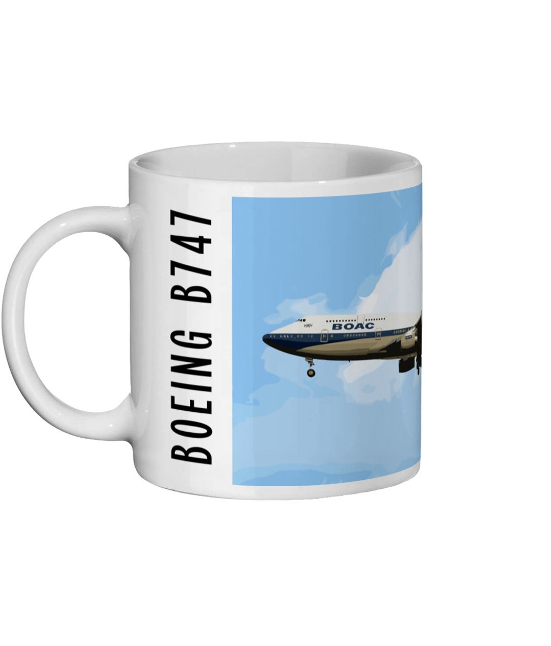 Boeing B747 Plane Mug Aviation Gifts for Airplanes Lovers Plane ...