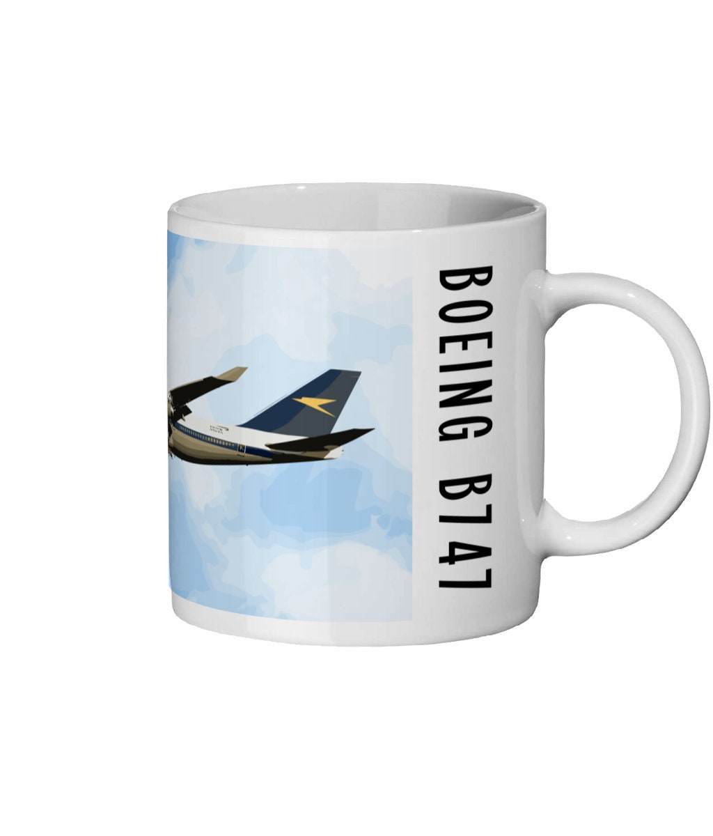 Boeing B747 Plane Mug Aviation Gifts for Airplanes Lovers Plane ...