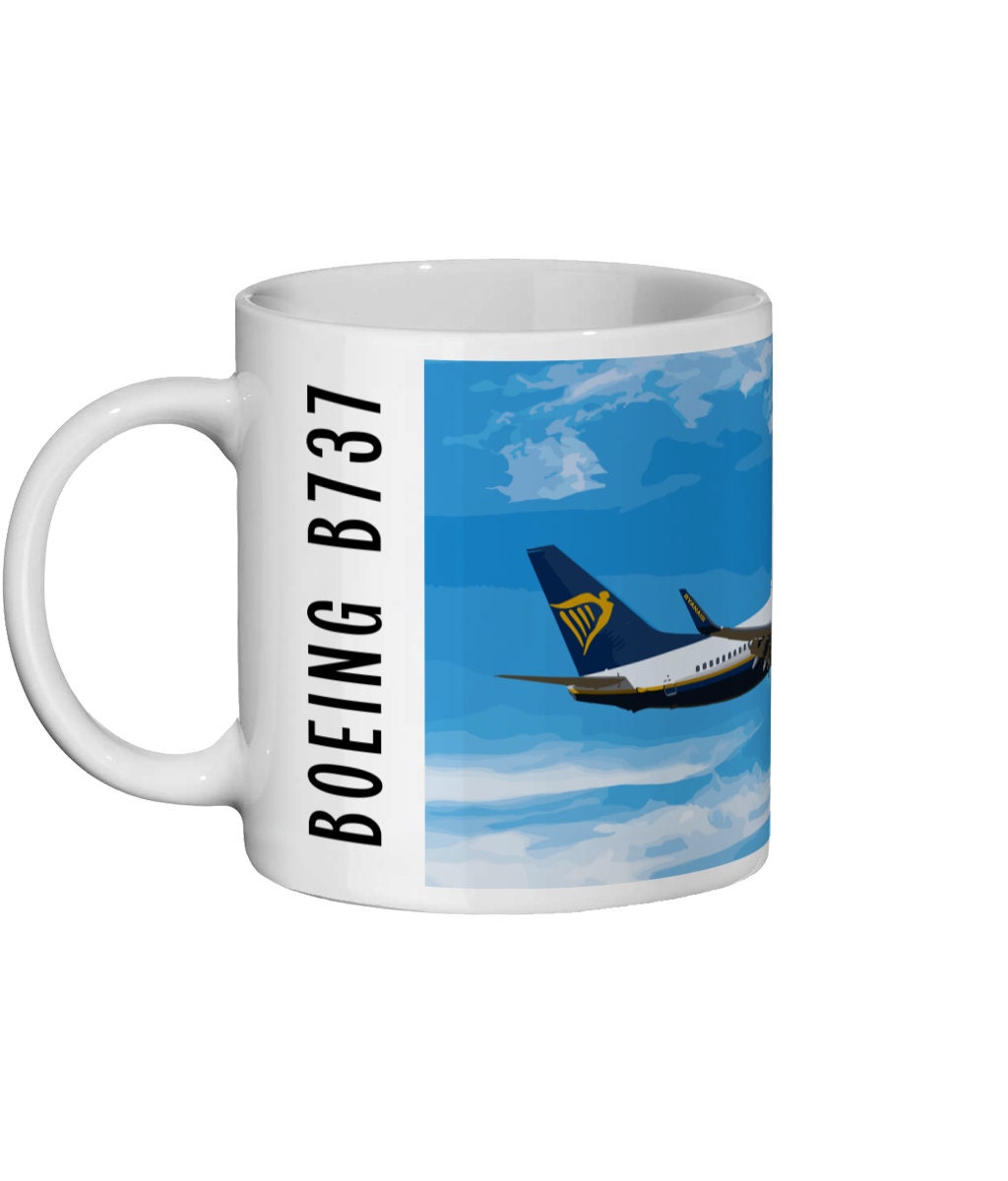 Boeing 737 Plane Mug Aviation Gifts for Airplanes Lovers Plane ...