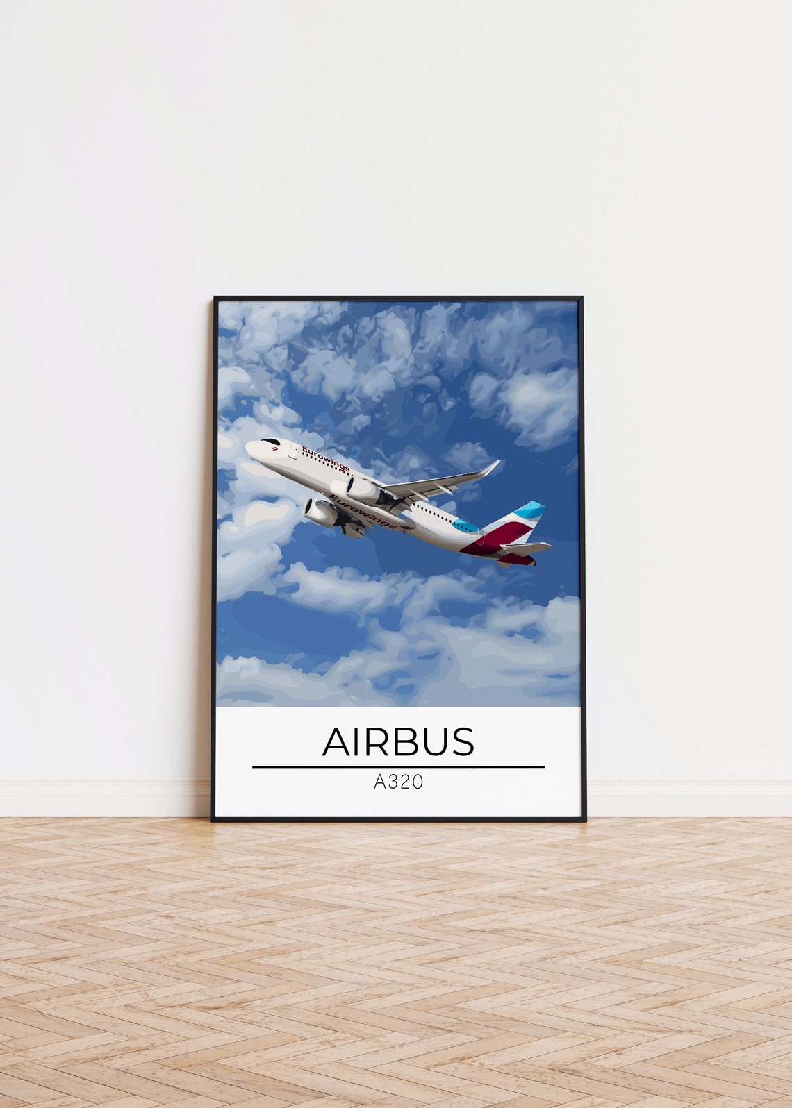 A320 Airline Poster Print, Aviation Art, Aircraft Wall Art, Pilot Gift ...
