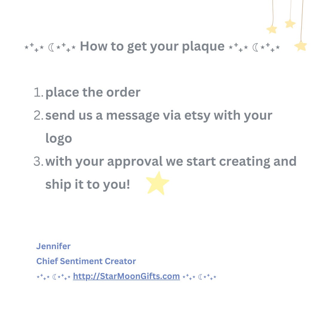 Custom Quote Star | Personalized Star Shaped Plaque | Gift for ...