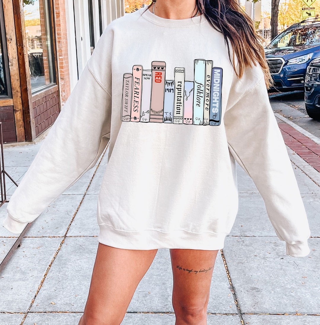 Taylor Swiftie Christmas Sweater, Taylor's Music Book Collecion ...