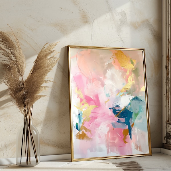 Pastel Abstract Art - Etsy