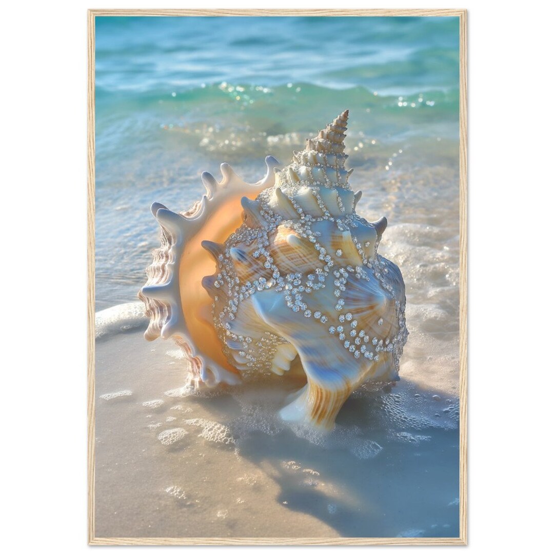 Shell Wall Art. Sea Wall Art. Sea Poster. Shell Poster. Summer Decor ...