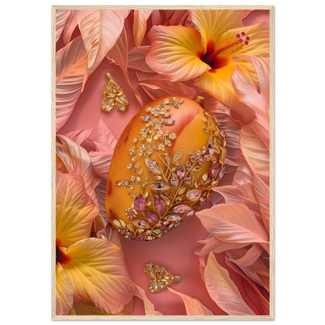 Mango Poster. Mango Wall Art. Fruit Wall Art. Fruit Poster. Mango Print ...