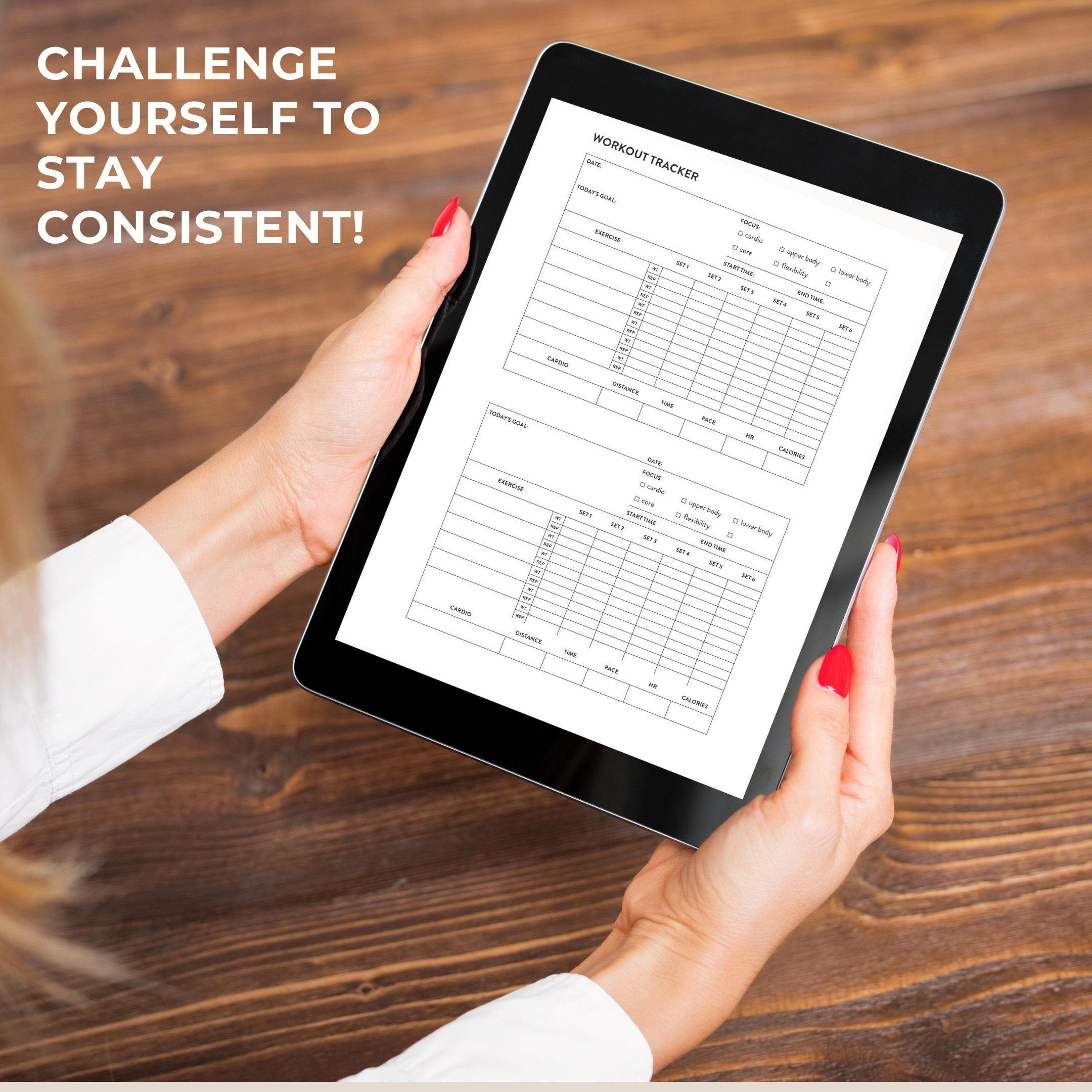 Printable, Digital Workout Tracker | Daily Exercise Log | Fitness ...