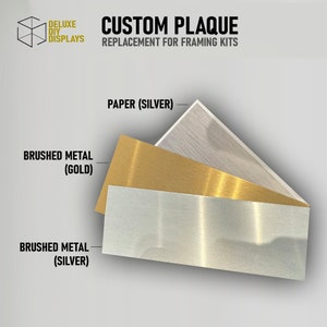 Custom Metal or Paper Printed Plaque - Works With Our DIY Kits! - Etsy UK