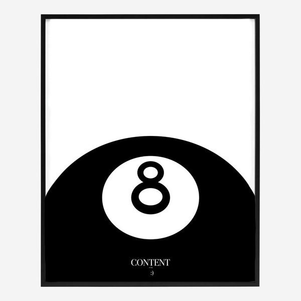 Stussy 8 Ball Poster - Etsy