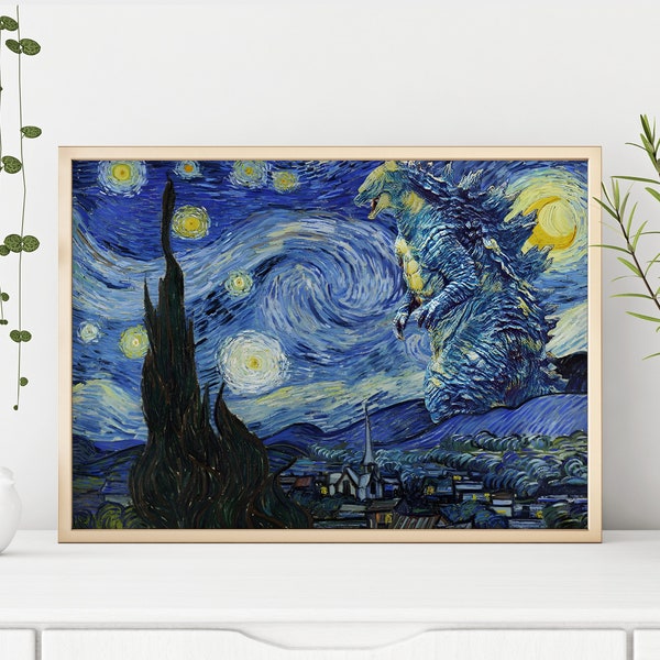 Godzilla Fan Art - Etsy