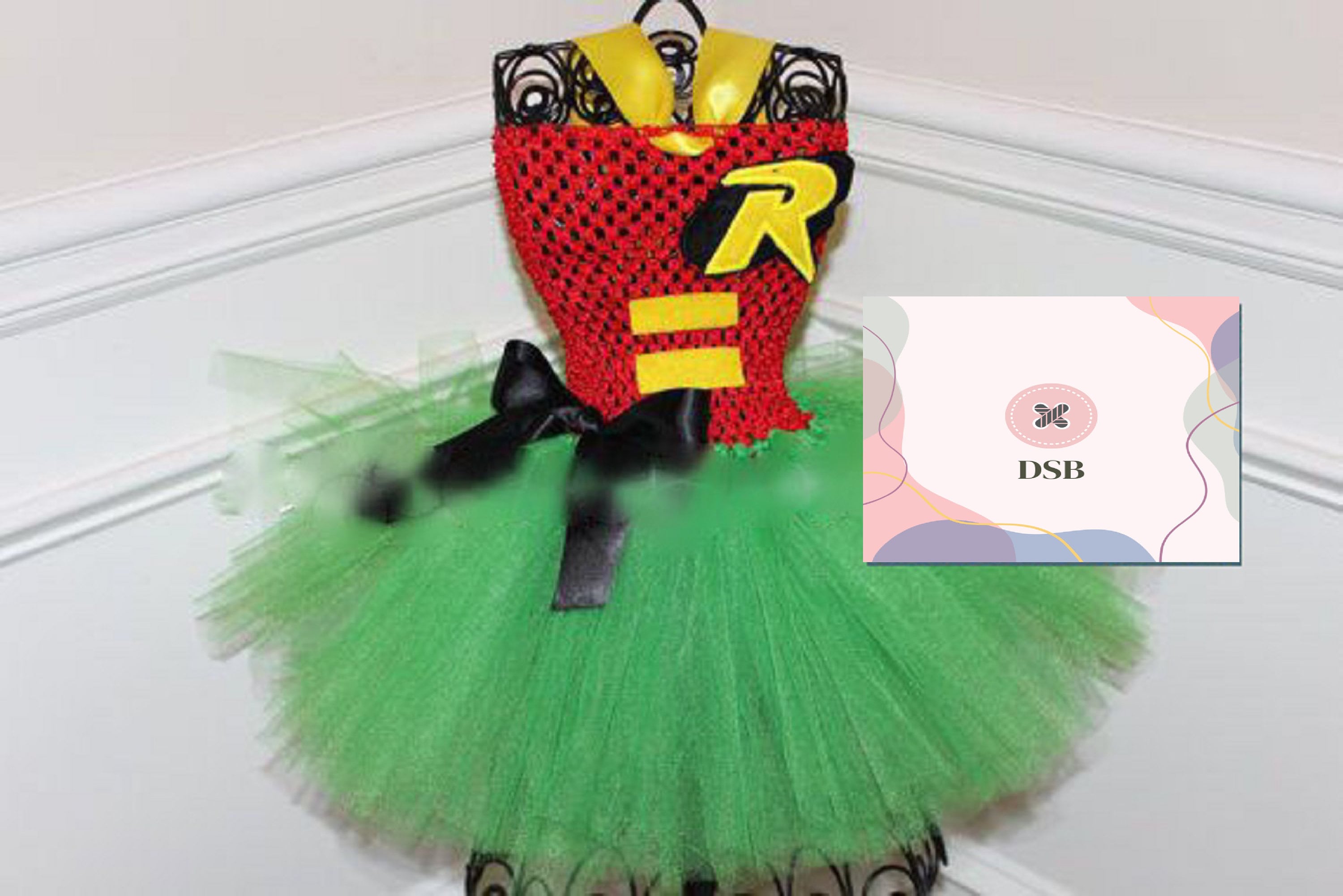 Female Robin Costume Tutu