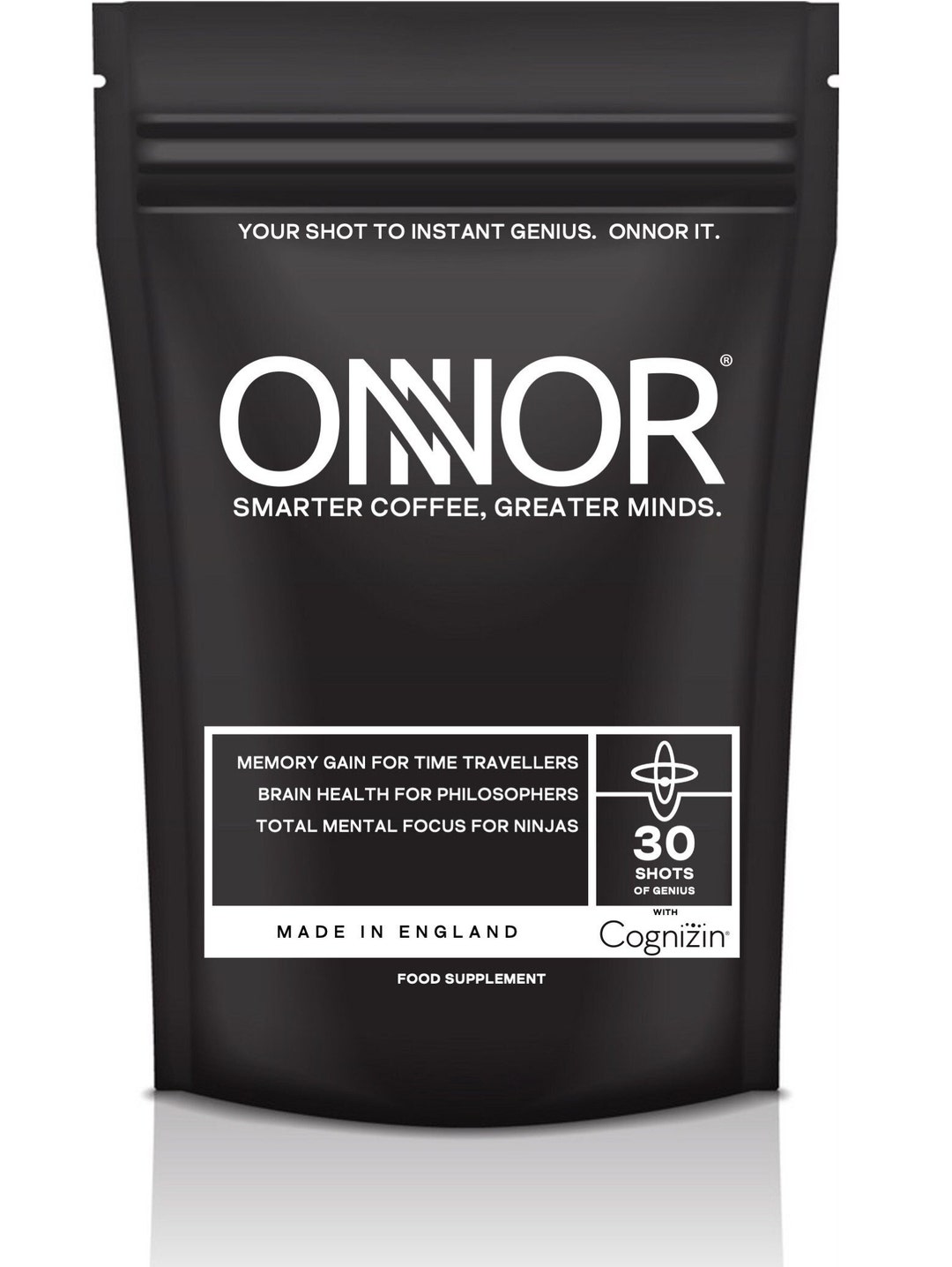 Instant Genius Coffee - Made in the UK With Cognizin, Lions Mane ...