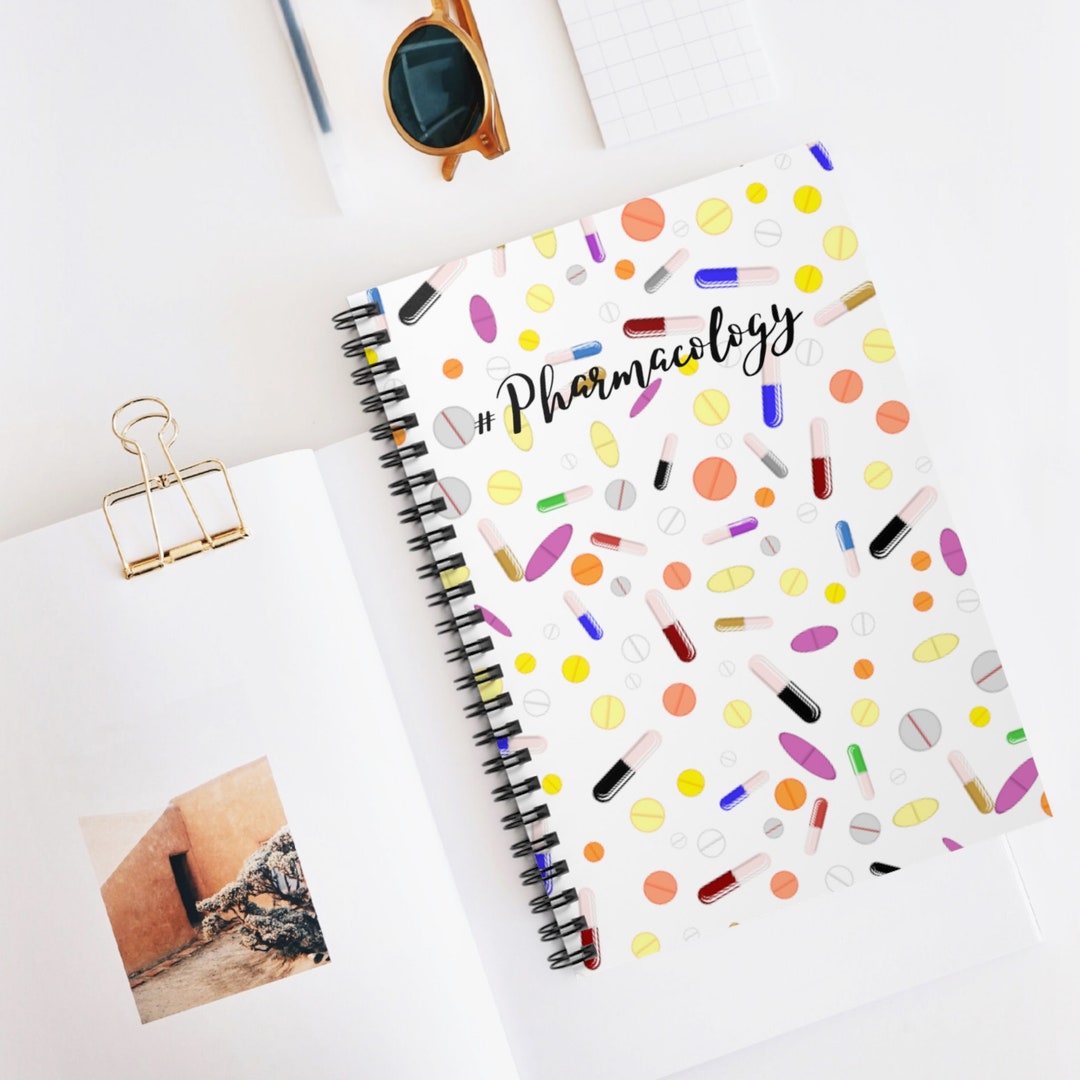 Pharmacology Notebook, Nursing Class Notebook, Cute Pharm Student ...