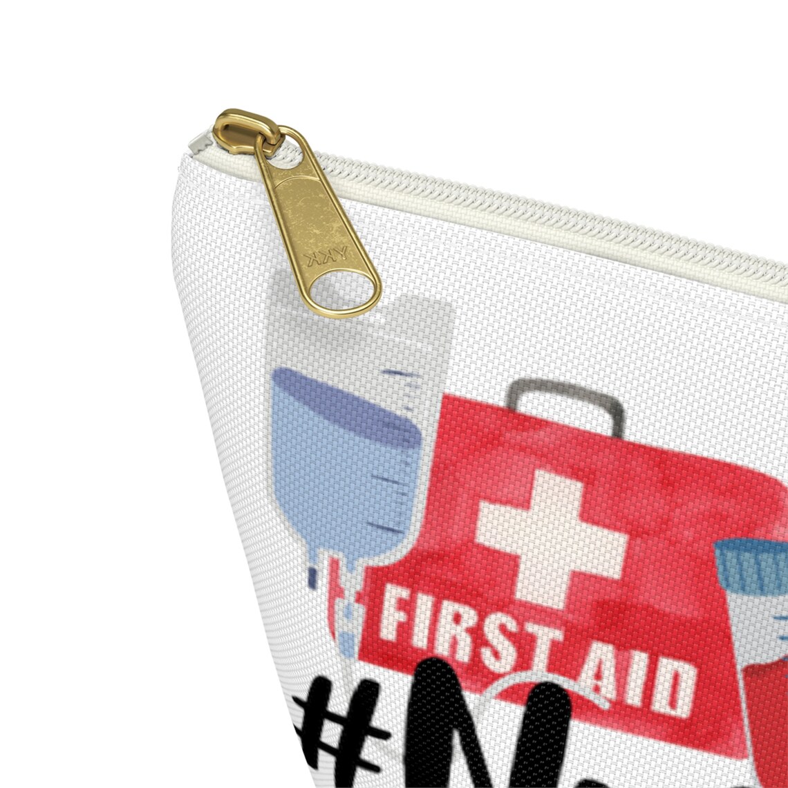 Nurse Life Cosmetic Pouch, Hashtag Nurse Life Zipper Bag, Gift for ...
