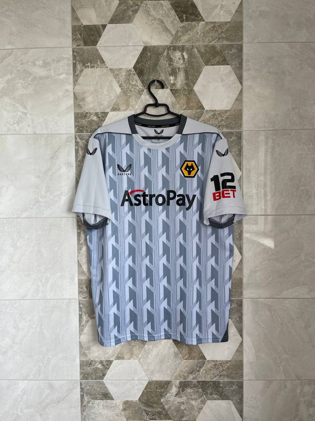 Wolverhampton Wanderers Wolves 2022 2023 Third Football Shirt Castore ...
