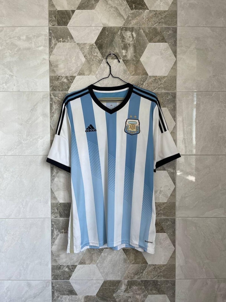 Camiseta de fútbol de la selección argentina 2013-2015, marca Adidas ...