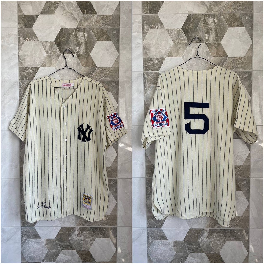 MLB New York Yankees Mitchell&ness Authentic 1939 Joe Dimaggio #5 ...