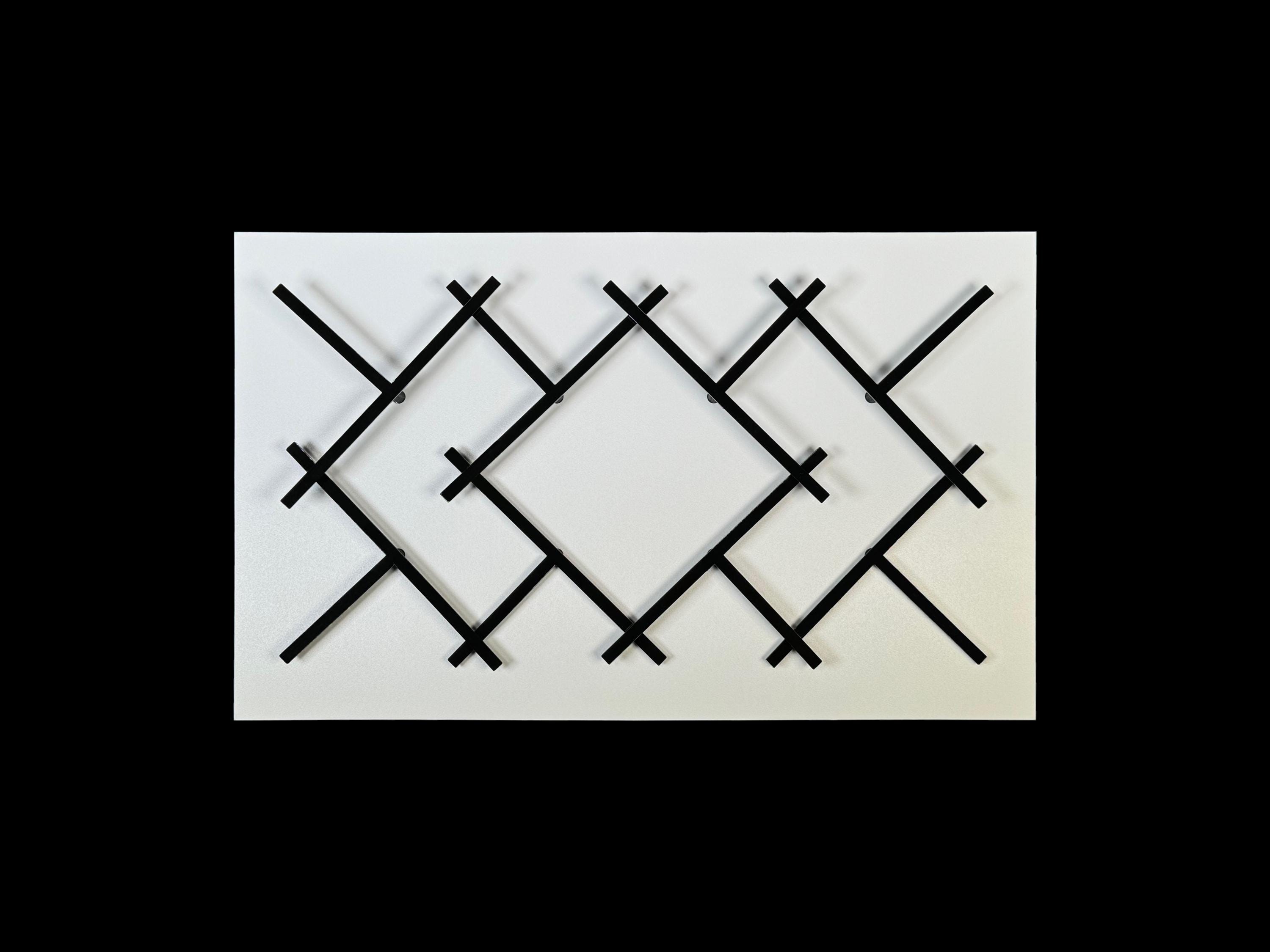 Kinetic Wall Art Sculpture, Geometric Moving Decor, Modern Wall ...