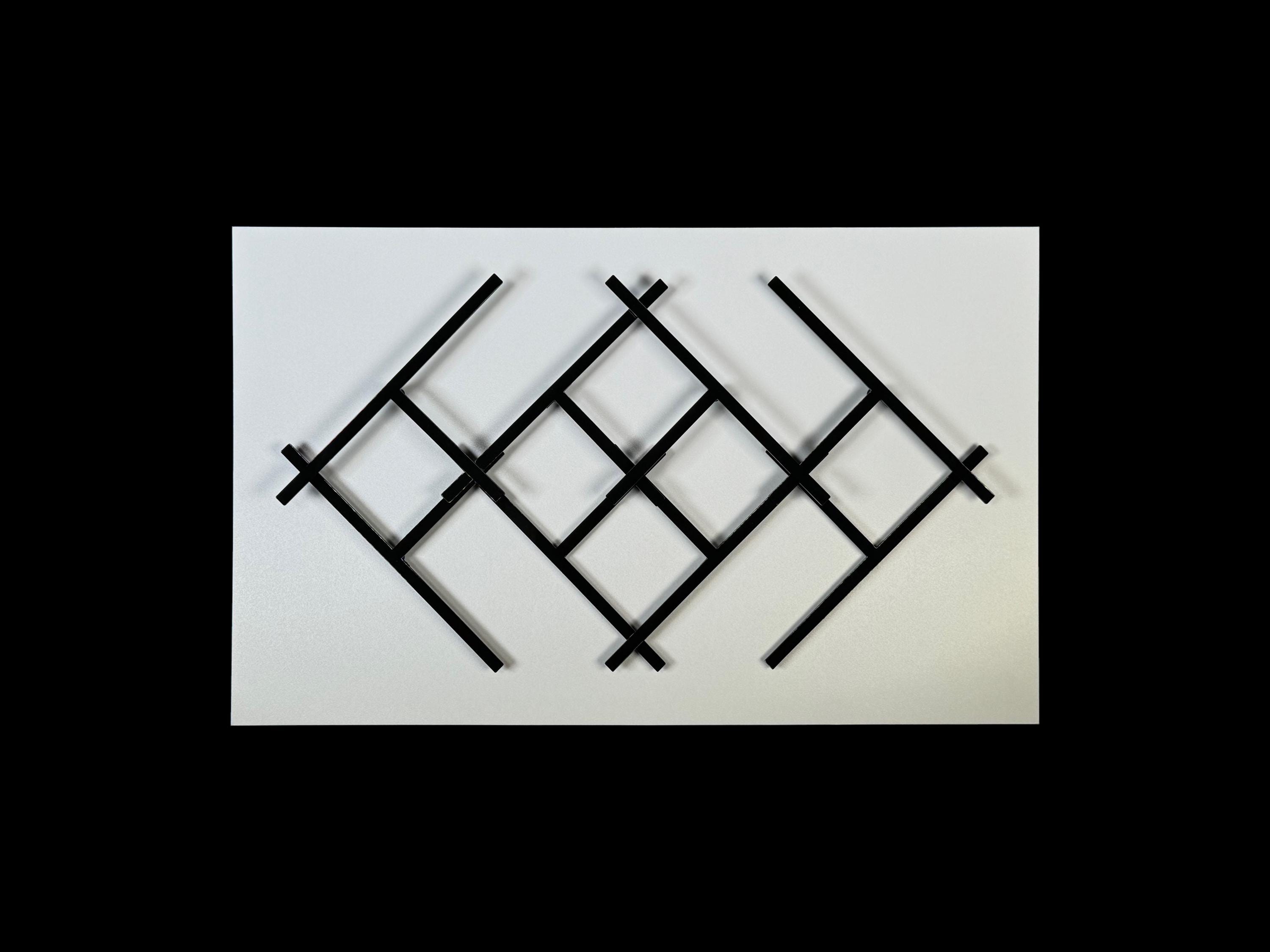 Kinetic Wall Art Sculpture, Geometric Moving Decor, Modern Wall ...