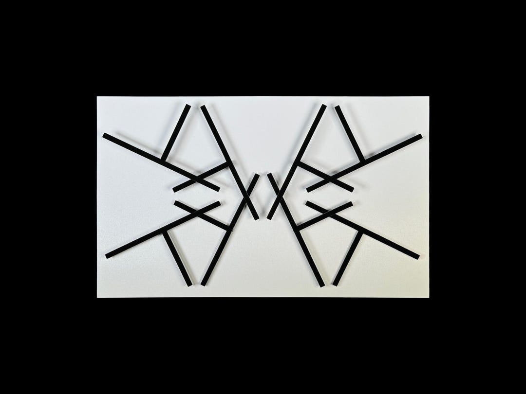 Kinetic Wall Art Sculpture, Geometric Moving Decor, Modern Wall ...